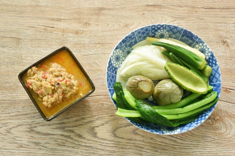 Spicy Mashed Mackerel Chili Paste Sauce Eat Couple with Boiled ...