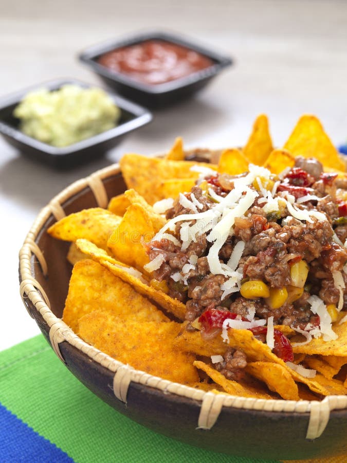 Spicy nachos stock image. Image of pepper, multicolor - 17994437