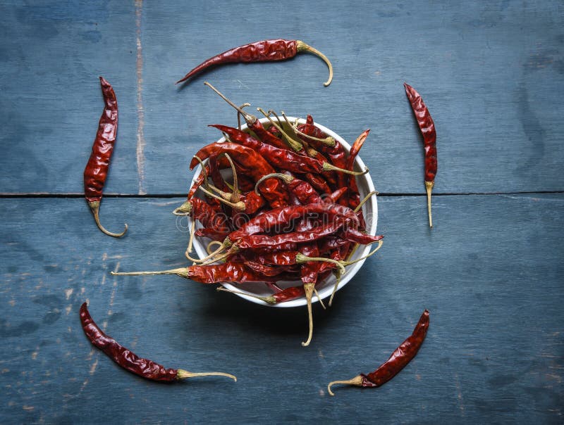 Spicy Red Chilli Powder with Super Chilli Background Stock Photo ...