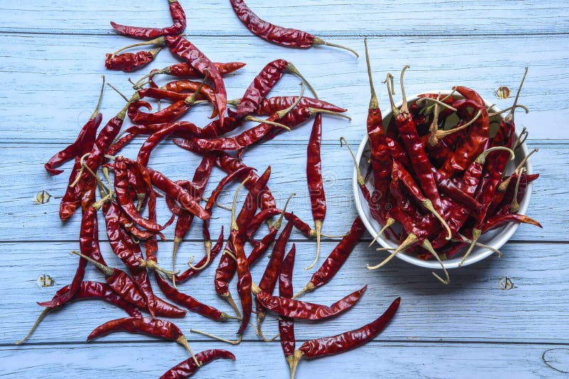 Spicy Red Chilli Powder with Super Chilli Background Stock Photo ...