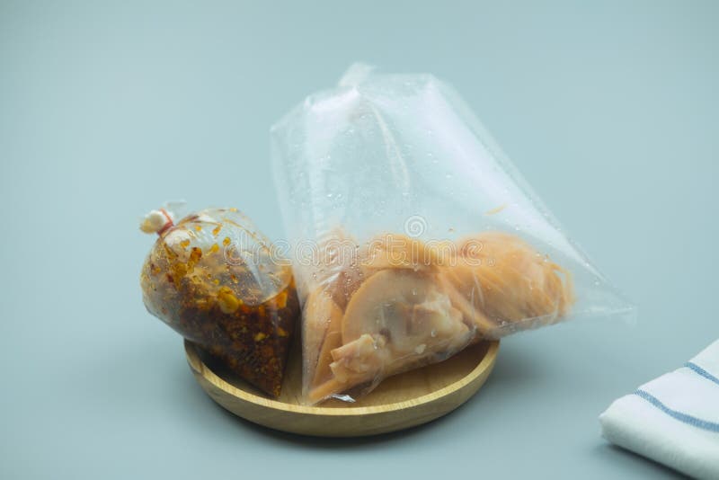 Spicy Santol with Sweet and Spicy Sauce in Plastic Bag Stock Image ...
