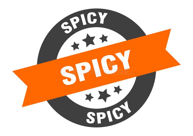 Spicy Sign. Spicy Vintage Retro Label Stock Vector - Illustration of ...