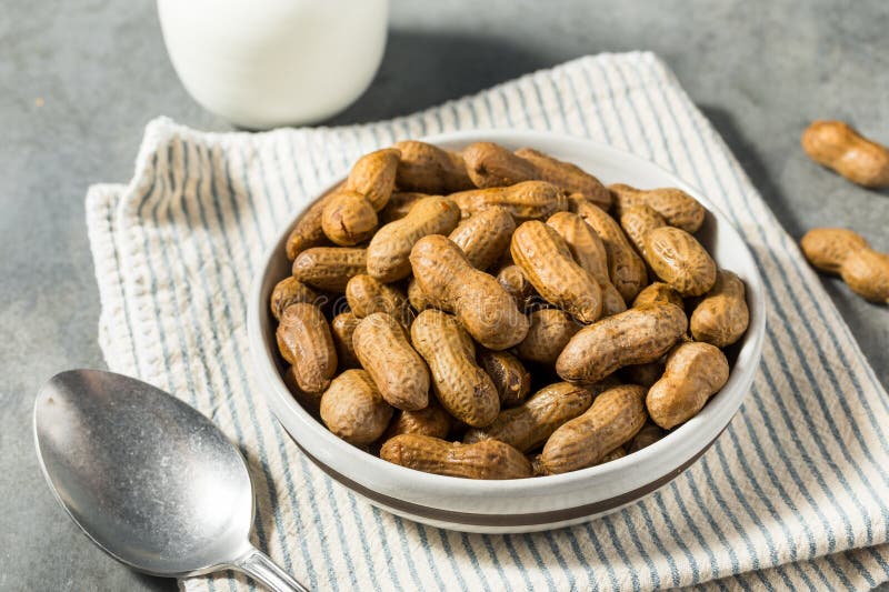 Spicy Southern Cajun Boiled Peanuts Stock Photo - Image of southern ...