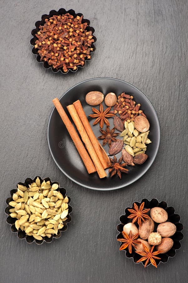 Spicy and spices. Top view stock image. Image of aroma - 59841239