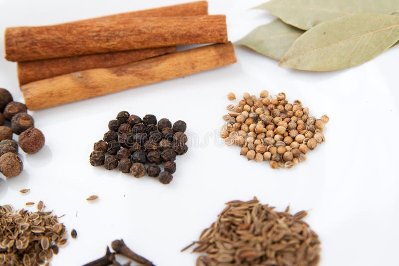 Spicy spices stock image. Image of utensil, allspice - 37728517