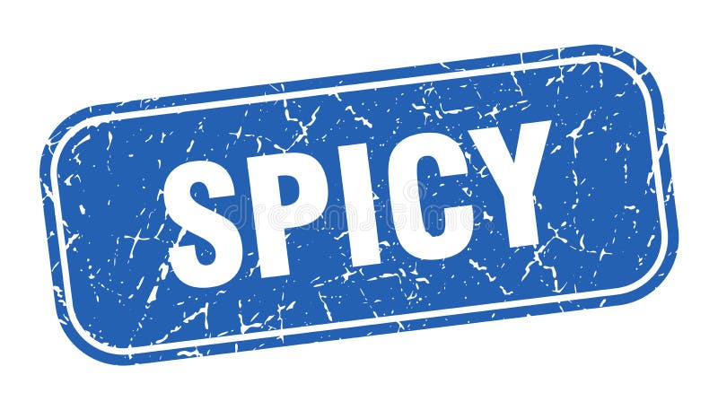 Spicy Stamp. Spicy Square Grungy Isolated Sign Stock Vector ...