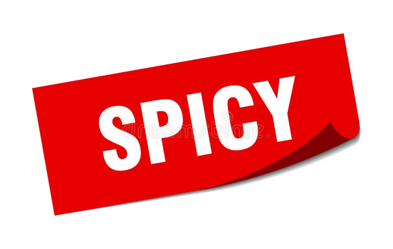 Spicy sticker. stock vector. Illustration of badge, price - 158774488