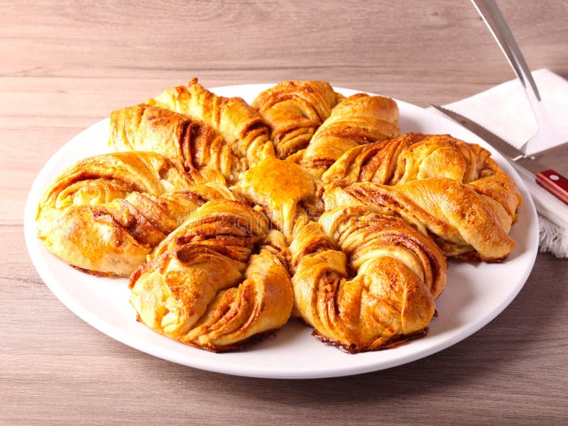 Spicy sweet star bread stock image. Image of sweet, treat - 293492109