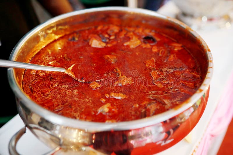 Spicy and Tasty Indian Fish Curry Recipe. Stock Image - Image of ...