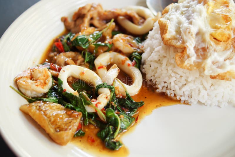 The spicy of Thai food stock image. Image of dinner, thai - 31050305