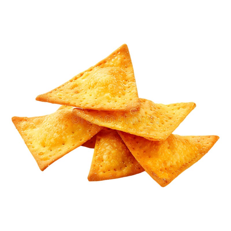 Spicy Triangular Chips on Transparent Background - Ai Generated Stock ...