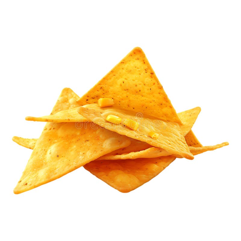 Spicy Triangular Chips on Transparent Background - Ai Generated Stock ...