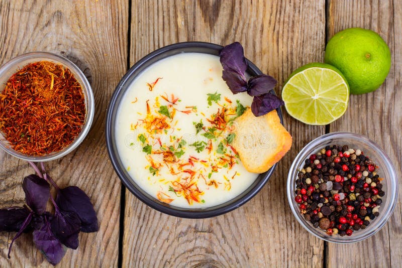 Spicy Vegetarian Vegetable Puree Soup Stock Image - Image of eating ...