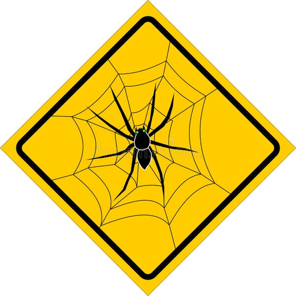Spider Warning Stock Illustrations – 3,267 Spider Warning Stock ...