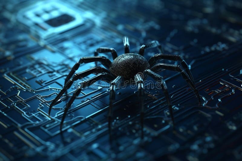Circuit Spider Stock Illustrations – 510 Circuit Spider Stock ...