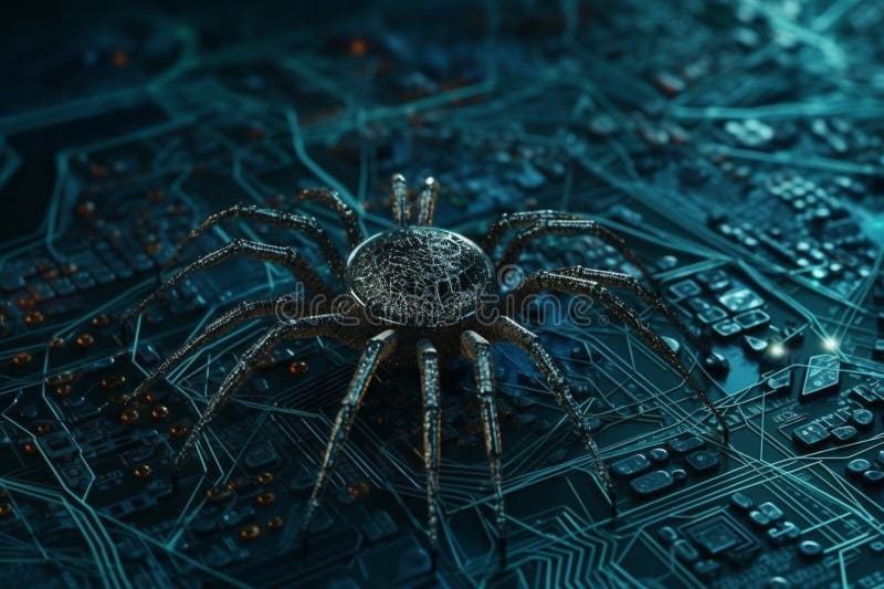 Circuit Spider Stock Illustrations – 510 Circuit Spider Stock ...