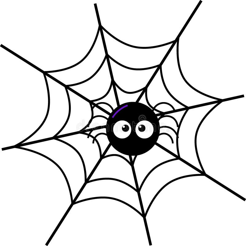 Spider Web Clipart Black And White