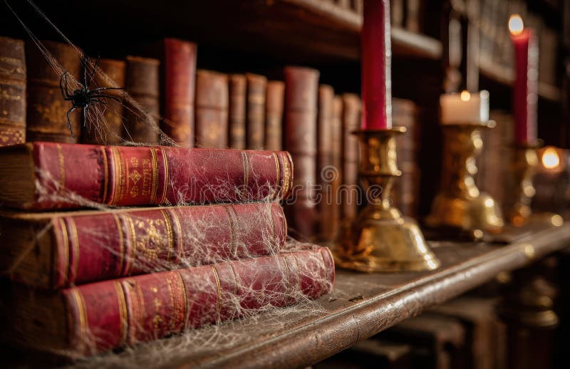 Old Bookshelf Creepy Background Stock Photos - Free & Royalty-Free ...