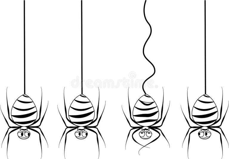 Spider Thinking Stock Illustrations – 254 Spider Thinking Stock ...