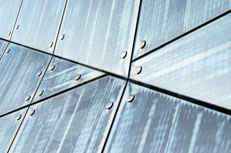 Spider Facade Fixing System Close-up Stock Image - Image of reflection ...