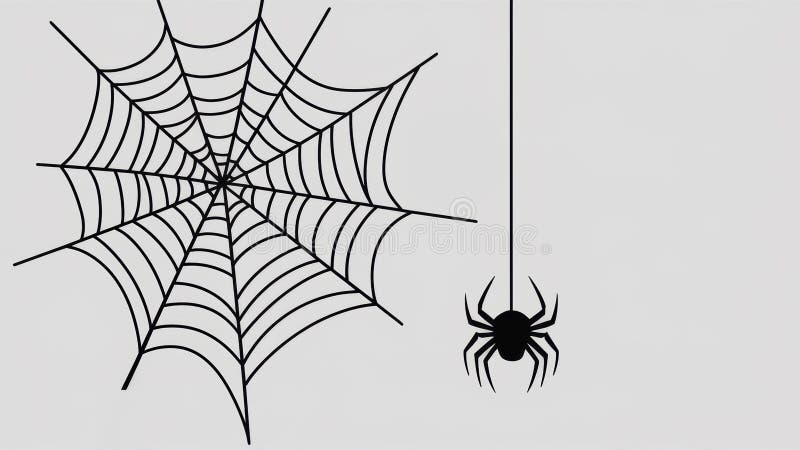 Simple Spider Line Drawing Scribble Stock Photos - Free & Royalty-Free ...