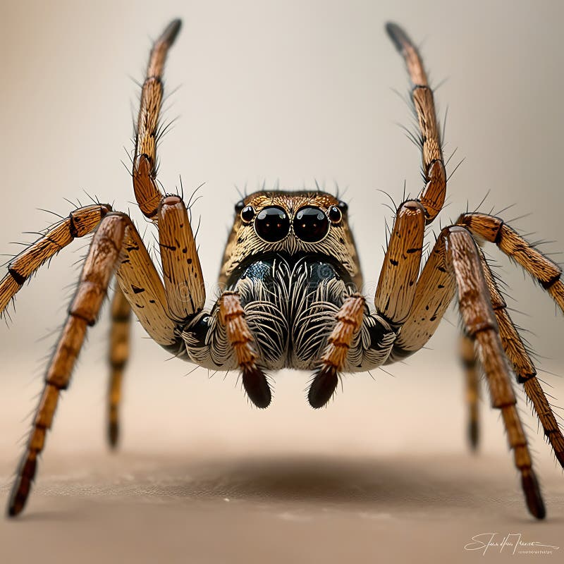 Striking Spider Perches Stock Illustrations – 16 Striking Spider ...