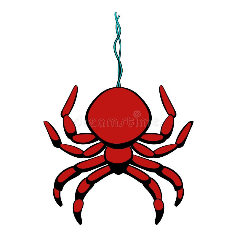 Spider icon cartoon stock vector. Illustration of cartoon - 88447287