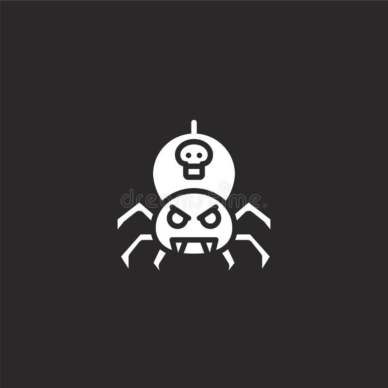 Spider Icon. Filled Spider Icon for Website Design and Mobile, App ...