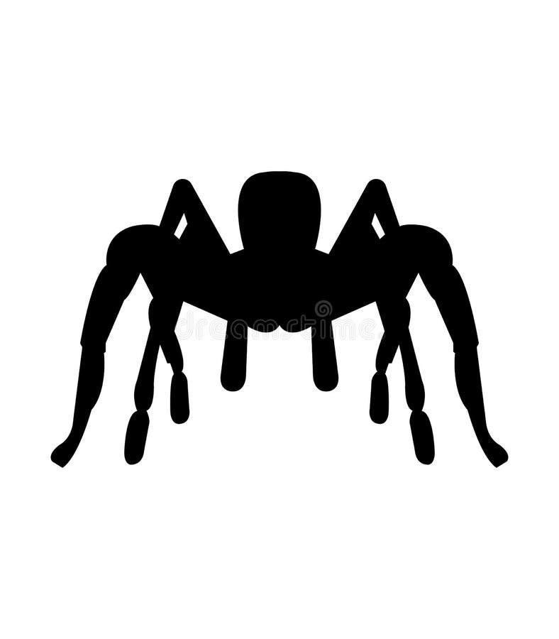 Spider Icon Isolated on a White Background Stock Vector - Illustration ...