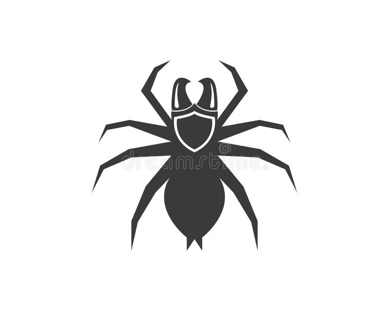 Spider Icon Logo Design Vector Template Stock Vector - Illustration of ...