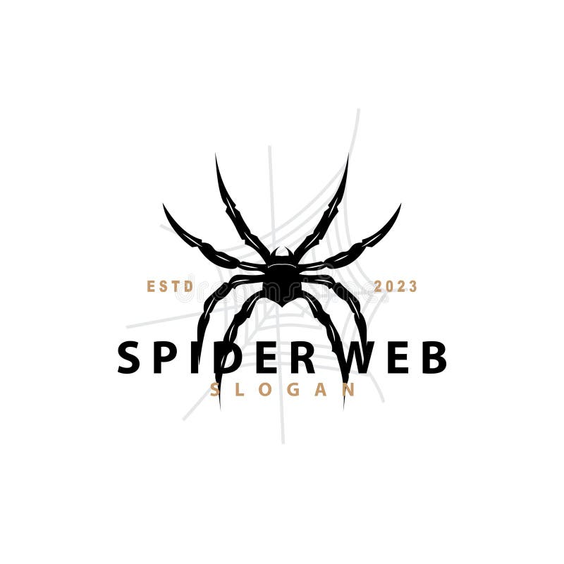 Spider Insect Logo Simple Design Vector Illustration Template Stock ...