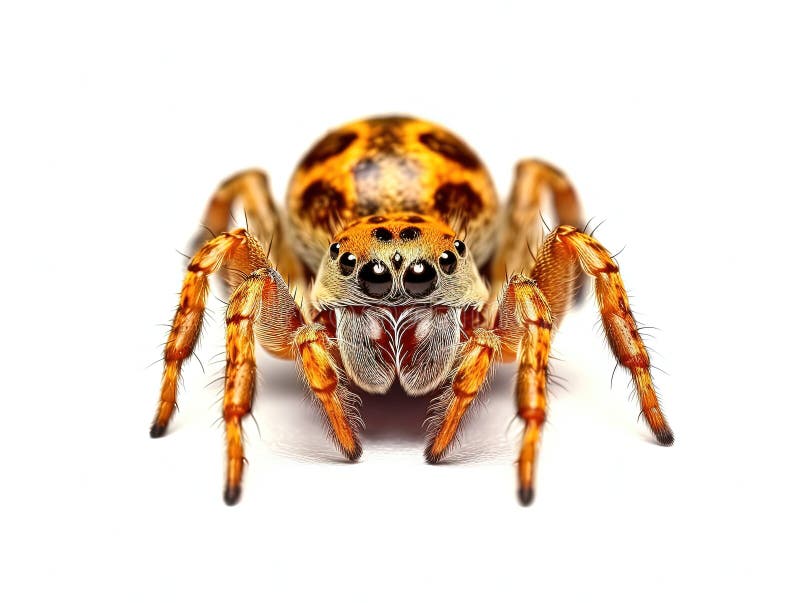 Spider, Isolated on White Background Stock Illustration - Illustration ...