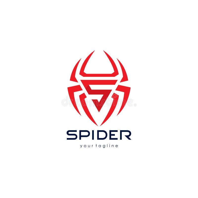 Spider Letter S Logo. Spider Vector Illustration Stock Illustration ...
