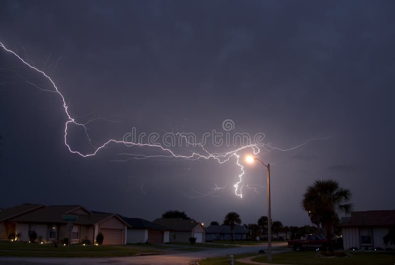 Spider Lightning stock image. Image of electrical, cloudy - 3156513