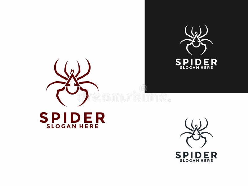 Spider a Logo Design Vector, Initial Identity Letter a with Spider ...