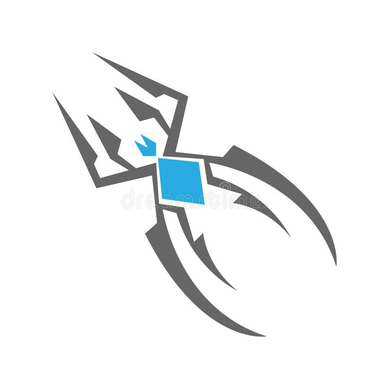 Spider logo icon design stock vector. Illustration of business - 289590209