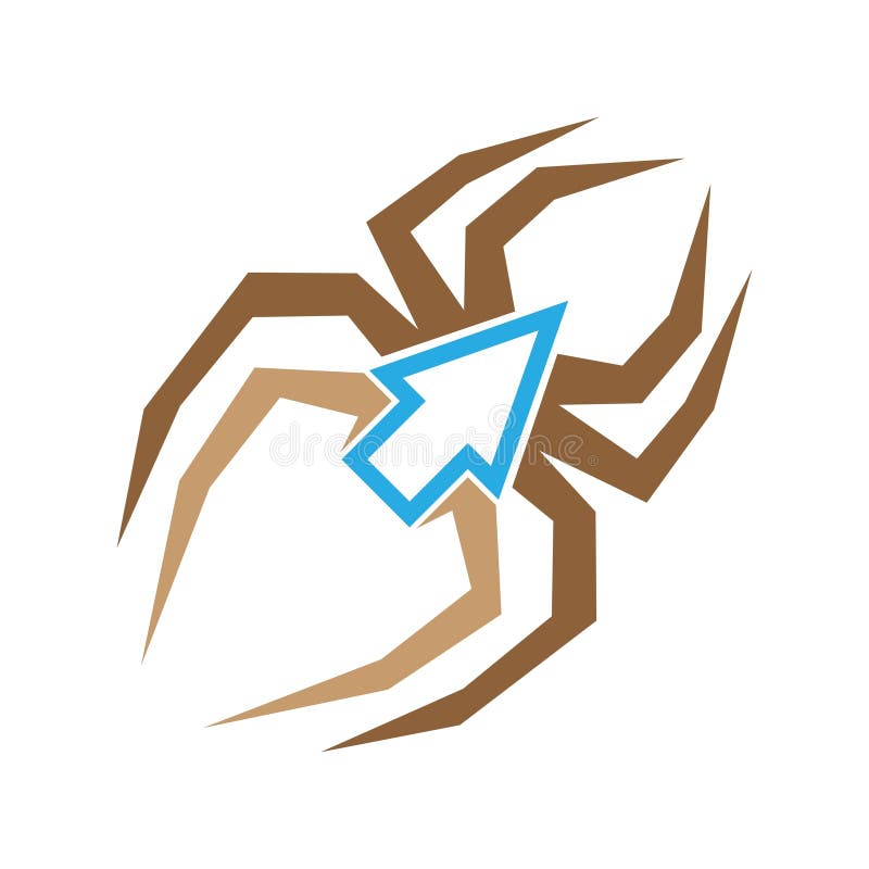 Spider Logo Icon Design Concept Template Illustration Stock Vector ...