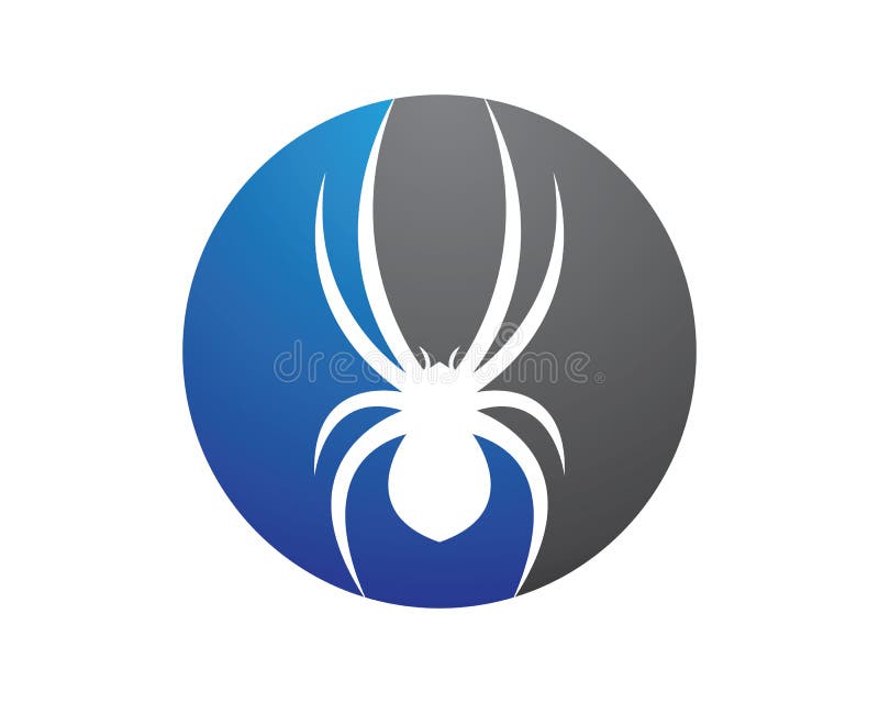 Spider logo template stock vector. Illustration of isolated - 112002966