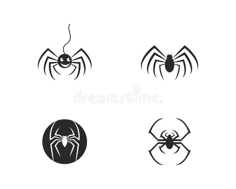 Spider logo vector stock vector. Illustration of death - 120930018