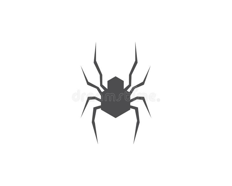Spider logo vector stock vector. Illustration of vector - 135672944