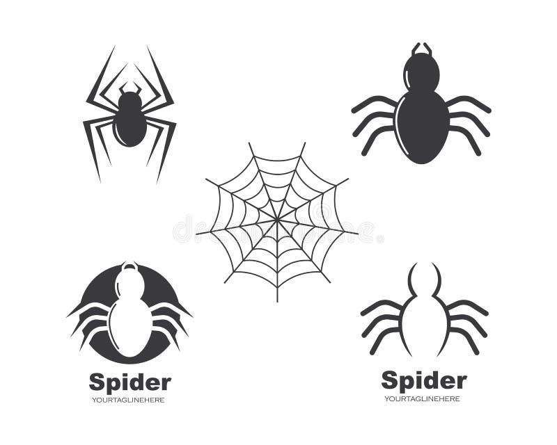 Spider Logo Vector Illustration Stock Vector - Illustration of death ...