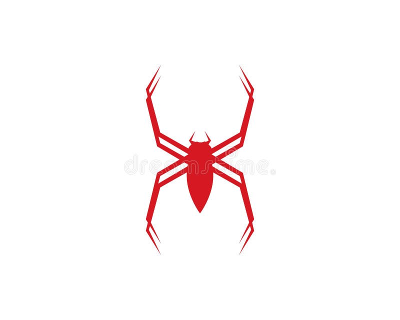 Spider logo vector stock vector. Illustration of death - 120930018