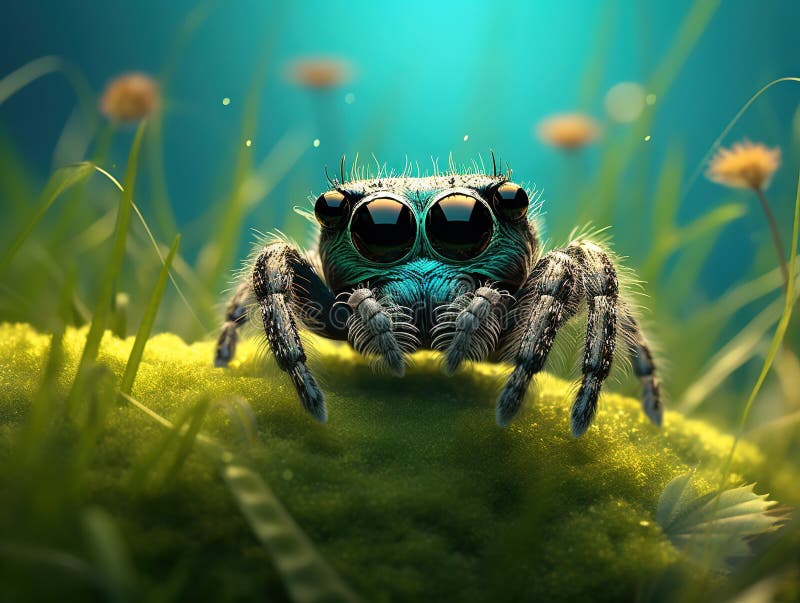 Of Spider Made with Generative AI Illustration Stock Illustration ...