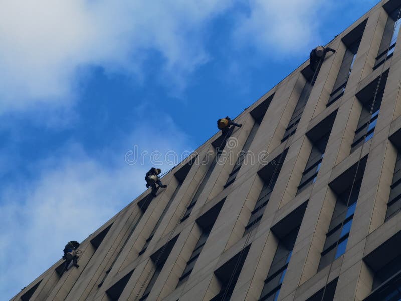 Spider Man Cleaning Window and Wall Stock Photo - Image of cleaning ...