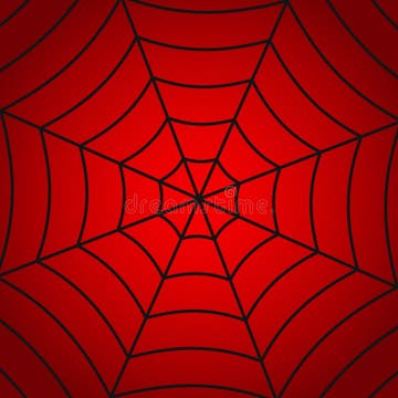 Spider Man. Spiderman Background. Red Background with Black Spiderweb ...