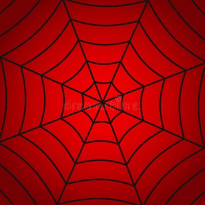 Spider Man. Spiderman Background. Red Background with Black Spiderweb ...