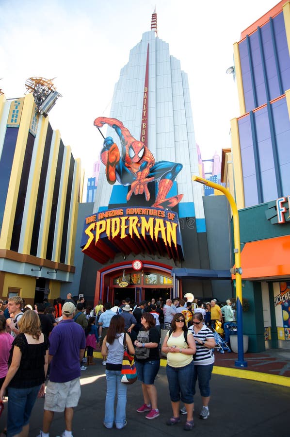 Spider-Man at Universal Studios Orlando Editorial Photography - Image of amazing, islands: 22790577