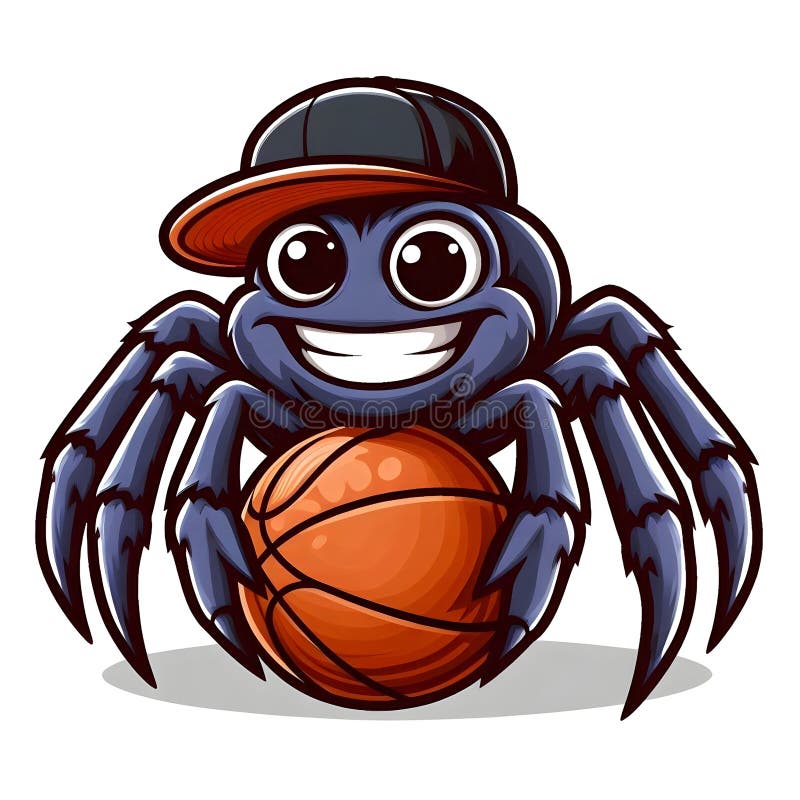 A spider mascot stock illustration. Illustration of cartoon - 375858554