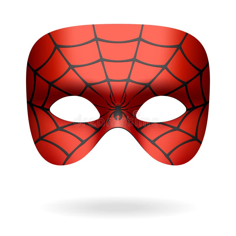 Spider mask stock vector. Illustration of masquerade - 28894634