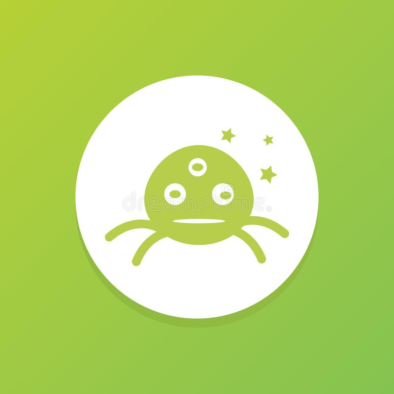 Spider Monster. Vector Illustration Decorative Design Stock Vector ...